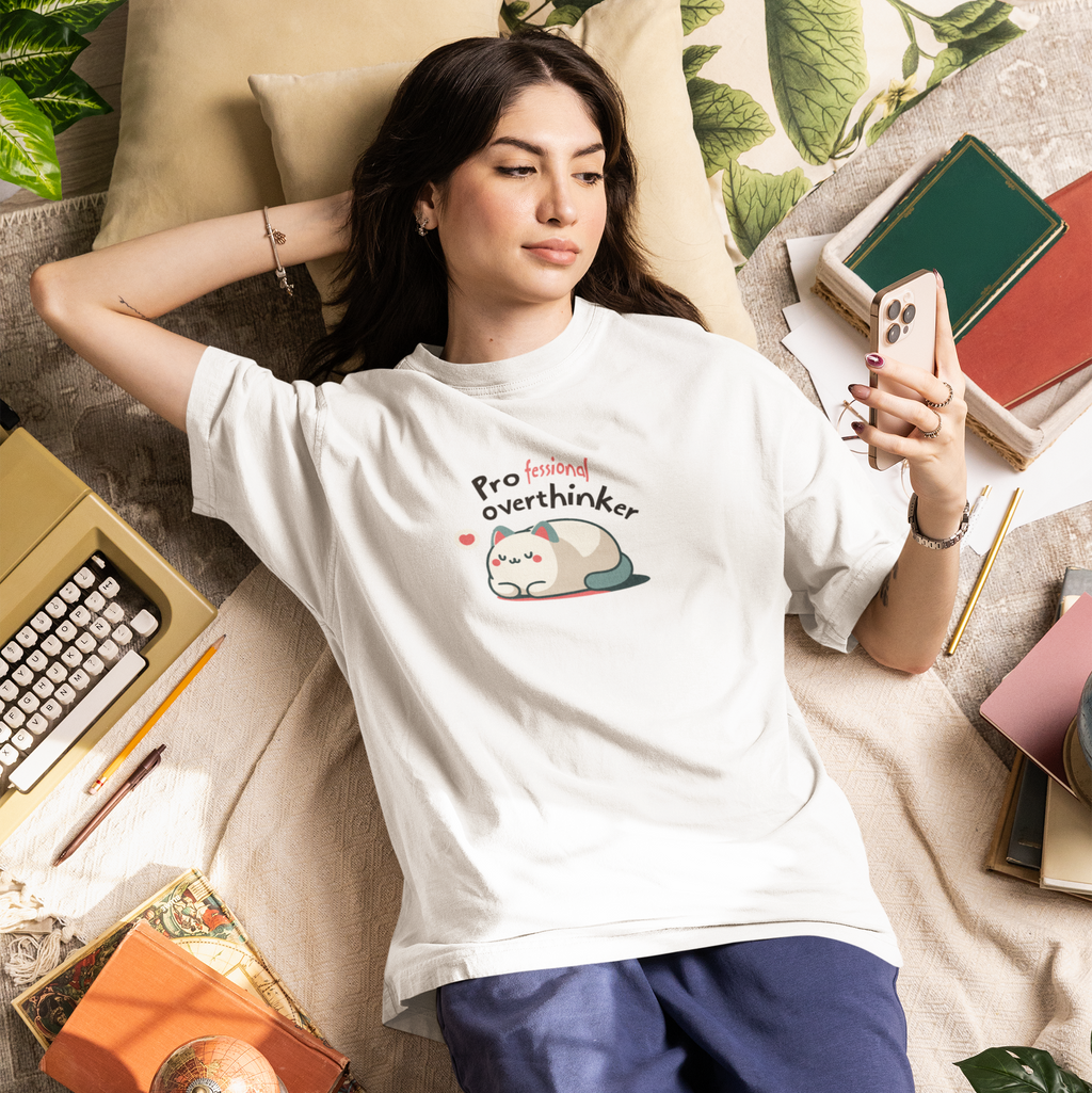 Professional Procrastinator Tee – White – Hearts A Plenty Apparel